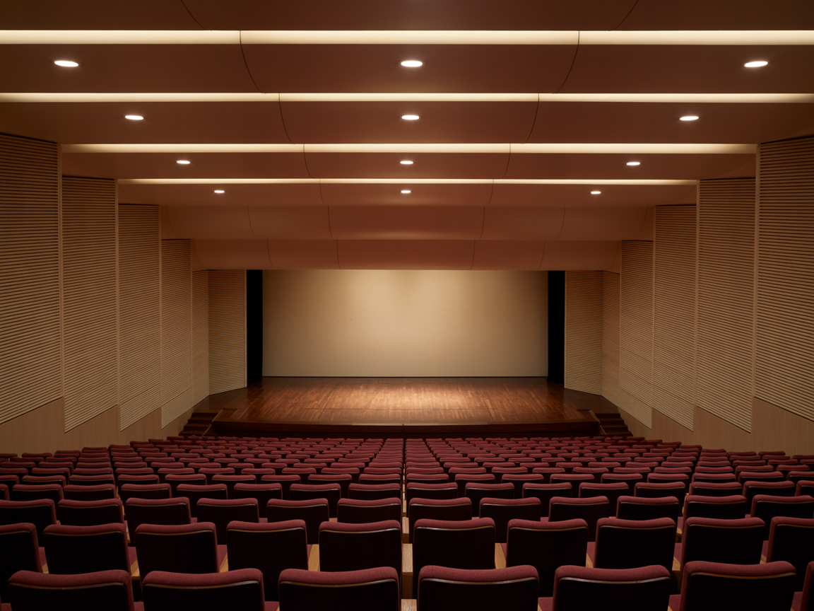 Auditorium Furniture - Sketch Wood Modular